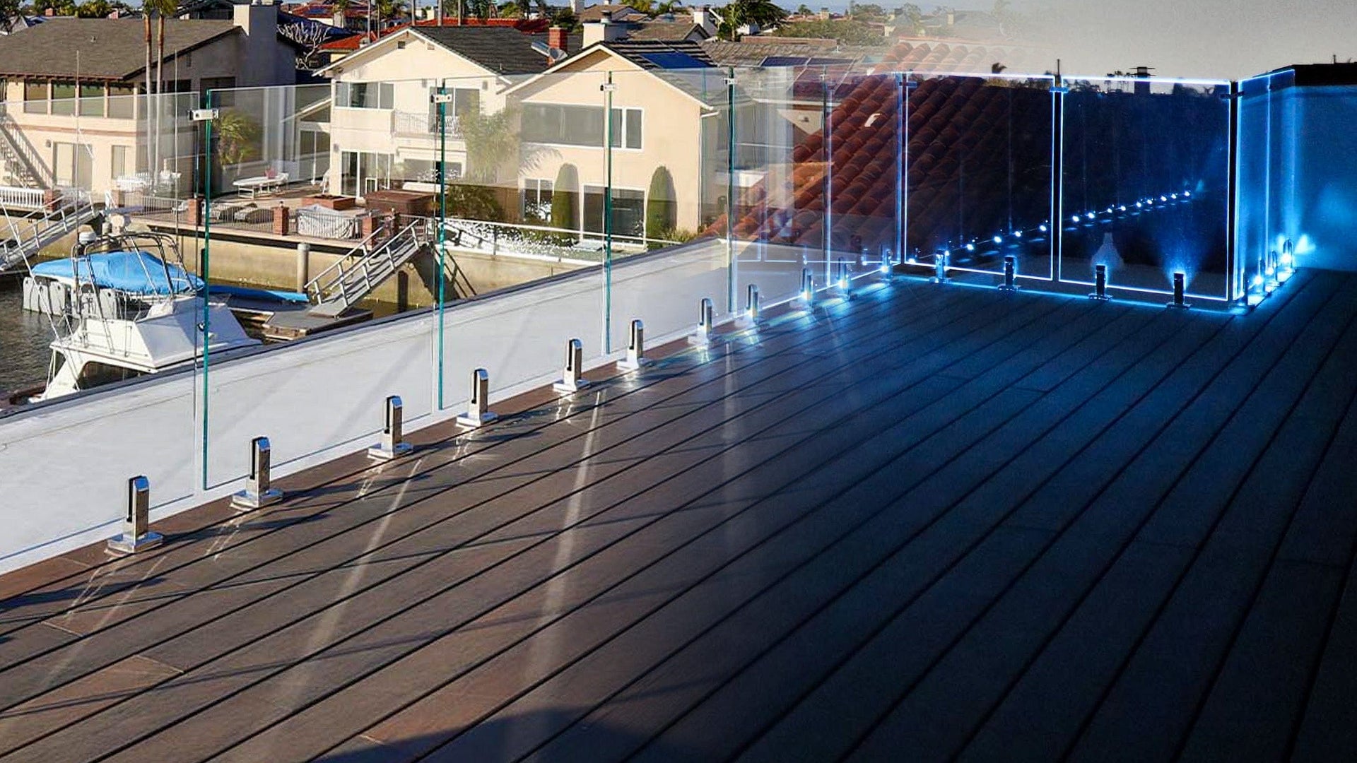 Illuminated Frameless Glass Railing by IG Railing – INSO Supply