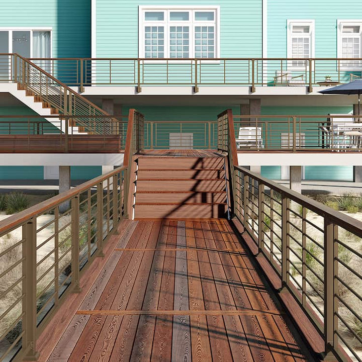 Keylink American Series Horizontal Aluminum Rod Railing – INSO Supply
